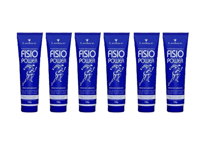 Kit Ledore 6 Pomadas Fisio Power 150g - Resultado Imediato - Creme ...