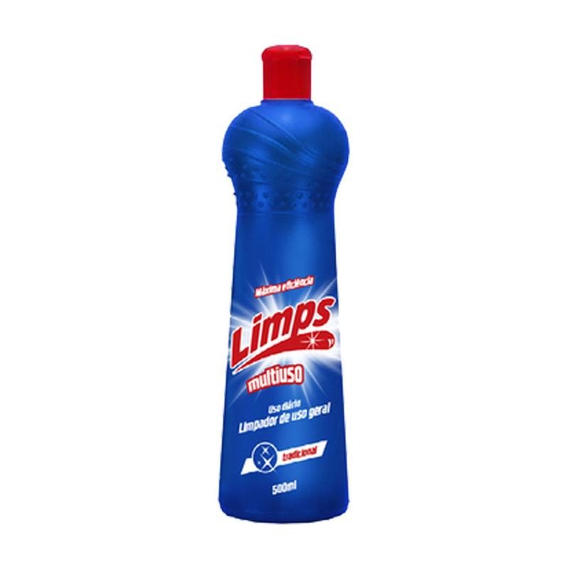 Kit Limpador Multiuso Tradicional Limps 500ml Garrafa 12un - Limpador ...