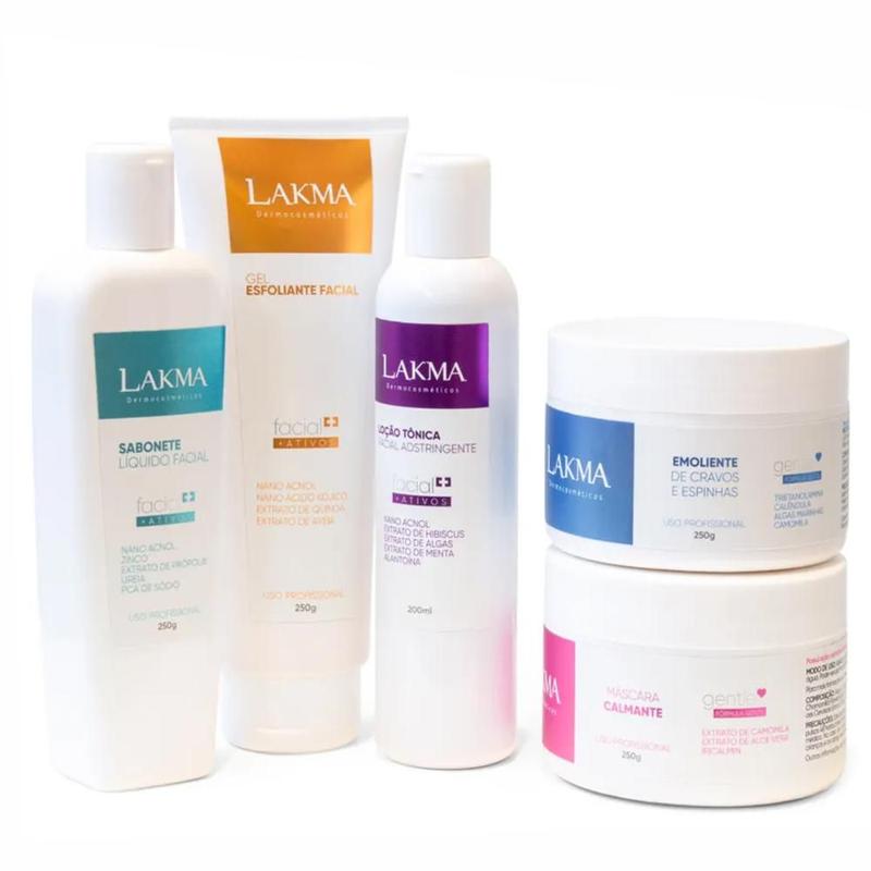 Kit Limpeza de Pele Profunda Lakma - Kit de Tratamento para o Rosto - Magazine Luiza