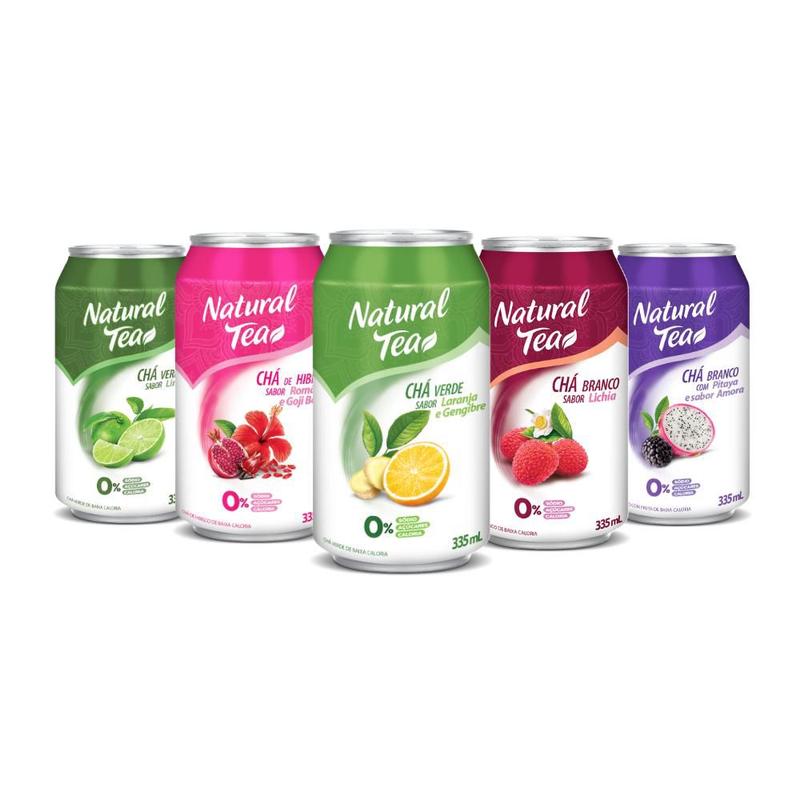 Kit Linha Natural Tea Lata 335ml - Chá - Magazine Luiza