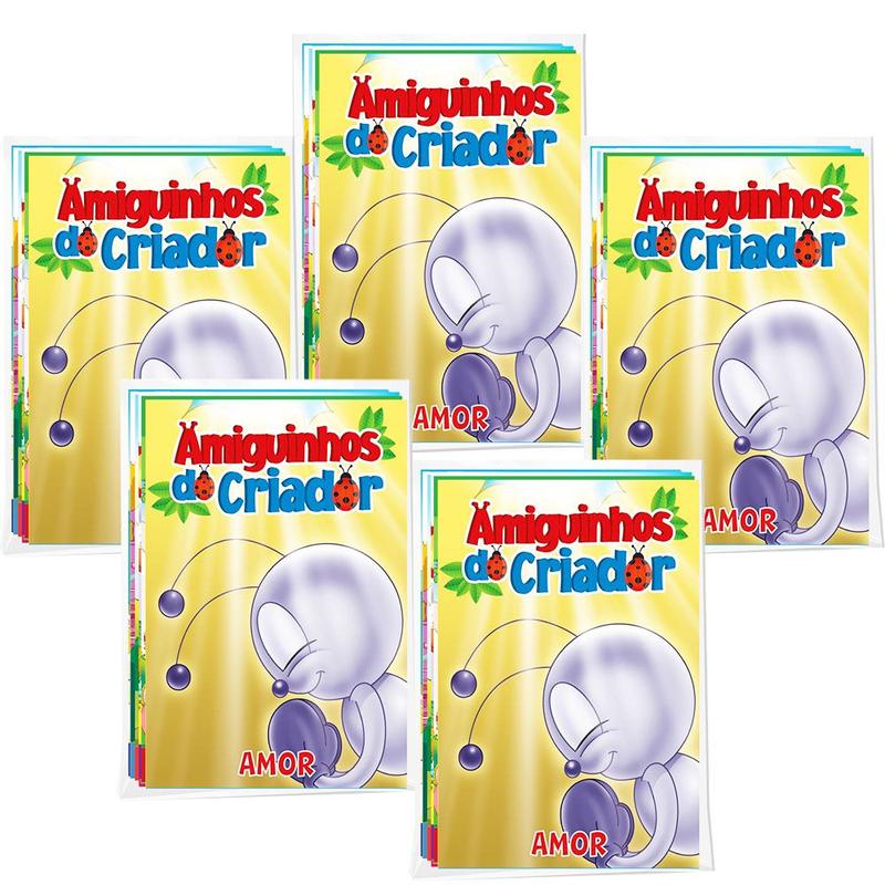 Kit Livrinhos Amiguinhos do Criador Com Mensagens de Agradecimento ...