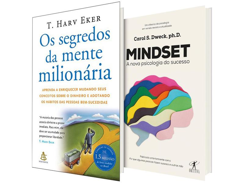 Kit Livros - Mindset + Os Segredos da Mente Milionária - Kit de Livros - Magazine Luiza