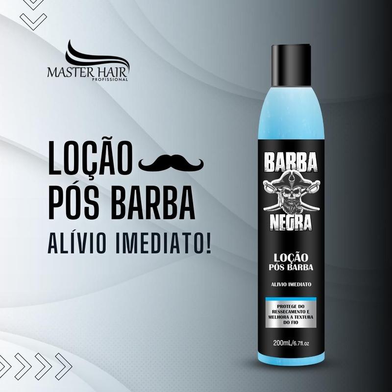 Kit Loção Pós Barba 200 ml Barba Negra 2 Unidades - Master Hair ...