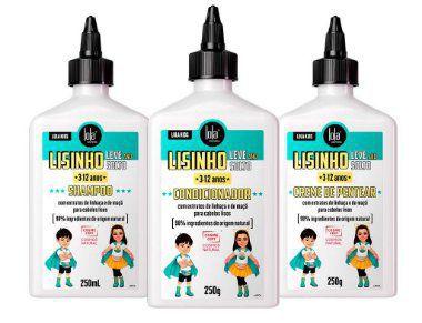 Kit Lola Kids Lisinho Leve and Solto - 3 Produtos - Lola Cosmetics - Kit de Tratamento para ...