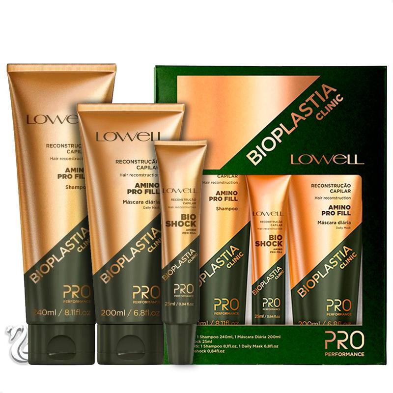 Kit Lowell Bioplastia Clinic Reconstrução Instantânea Original - Kit de ...