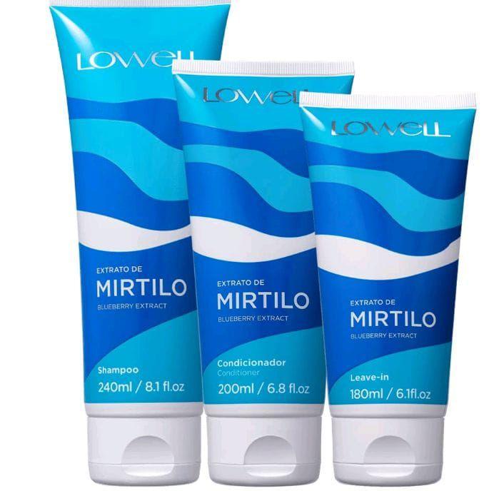 Kit Lowell Mirtilo 3 Produtos SH/Cond/Lvin - Kit de Tratamento para ...