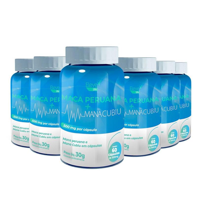 Kit Maca Peruana - Eleve Up - 180 dias - 360 cápsulas Eleve Life - Maca ...