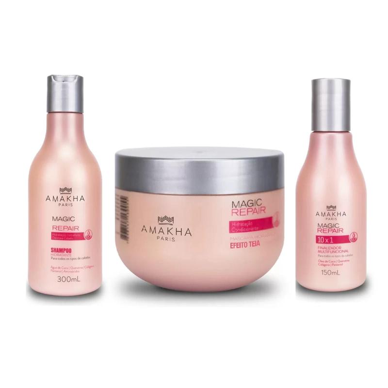 Kit Magic Repair Amakha Paris 3 itens - Kit de Tratamento para Cabelos ...