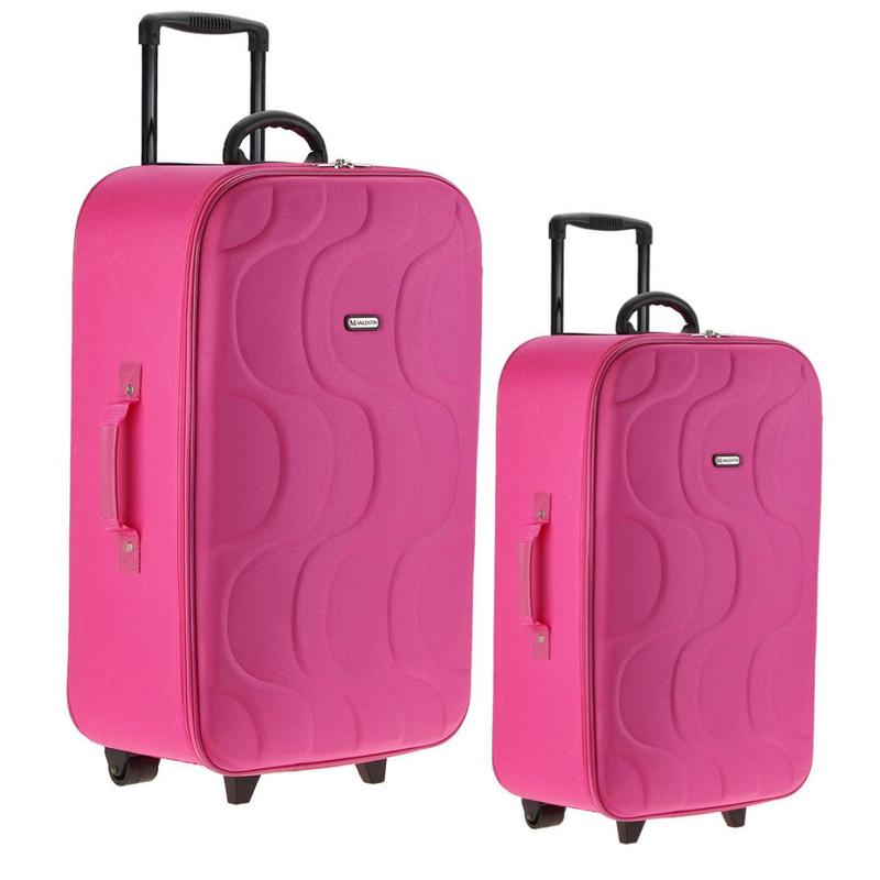 Kit mala de viagem pequena de bordo e grande copacabana tonin - M ...