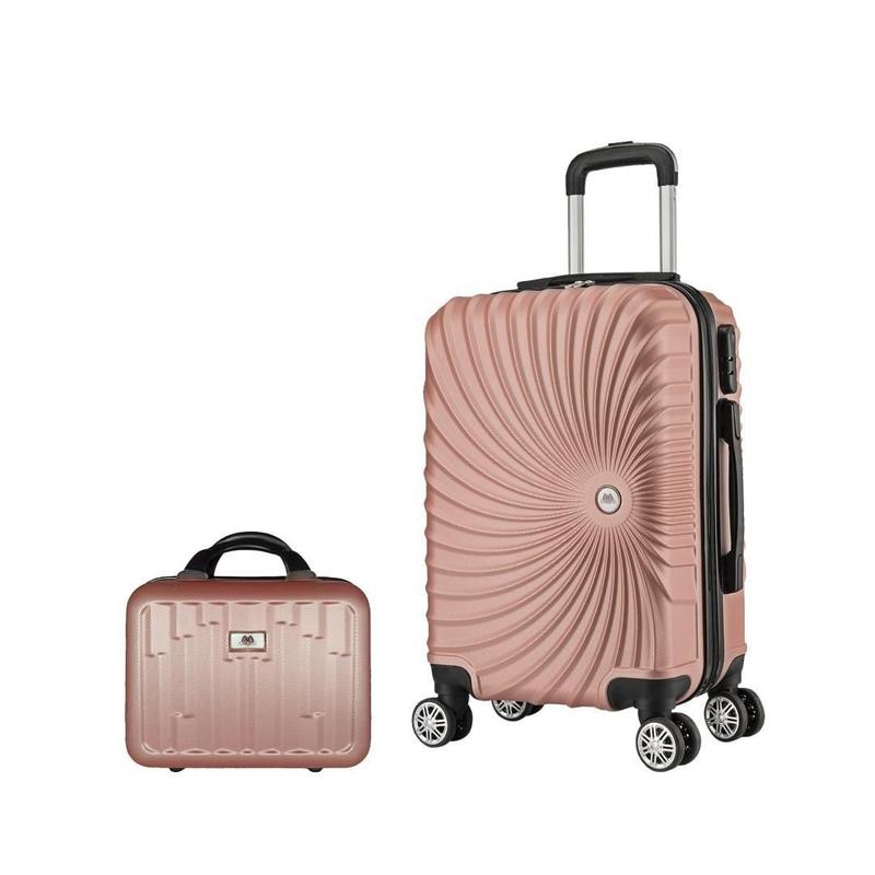 Kit Mala Viagem Média E Frasqueira Em Abs Eagle Ac50 E As65 - Conjunto ...