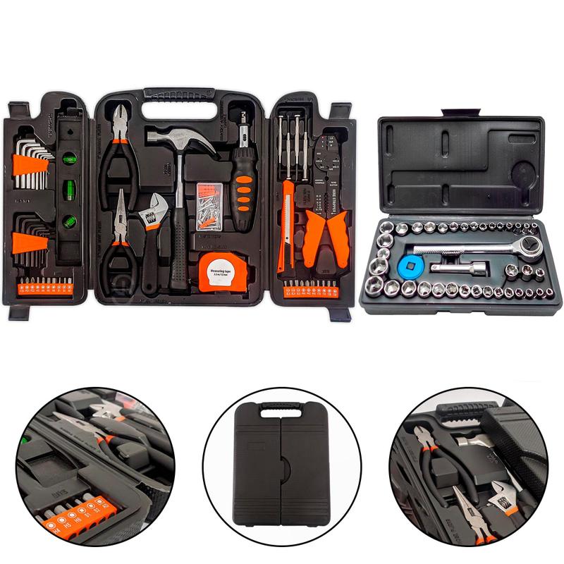 Kit Maleta De Ferramentas Com Chave Estojo Catraca 169 Peças - Luatek ...