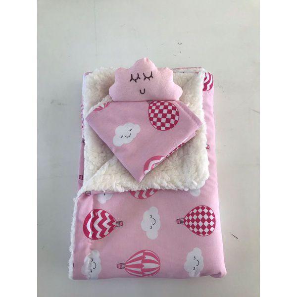 kit Manta Sherpa para Bebê + 1 Naninha Sherpinha - Kellen baby store ...