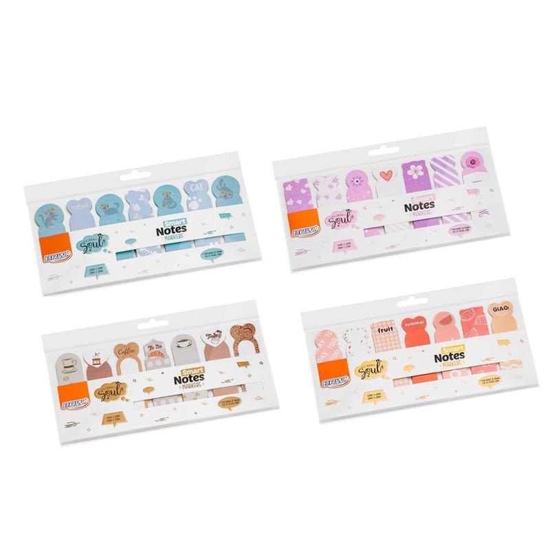 Kit Marcador De Página 4 Modelos 75g/m² BRW Smart Notes Marker ...