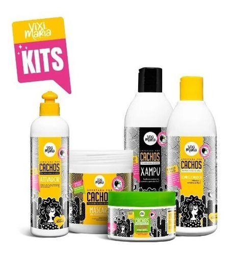 Kit Maria Amostrada - Tratamento De Cachos - Vixi Maria - Kit de ...