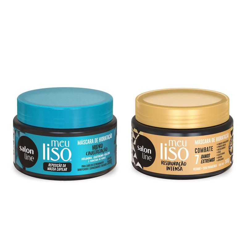Kit Máscaras de Hidratação Salon Line Tratamento Power para seu Cabelo ...