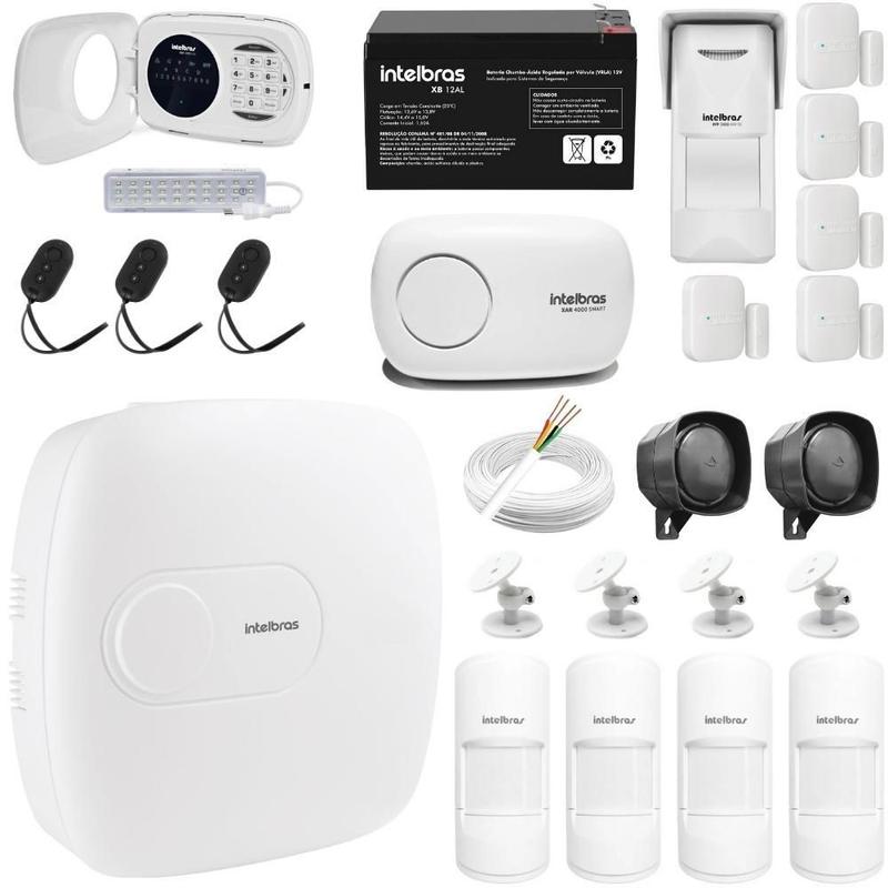 Kit Master Alarme Intelbras Completo Para Instalar Pelo App - Sensor de ...