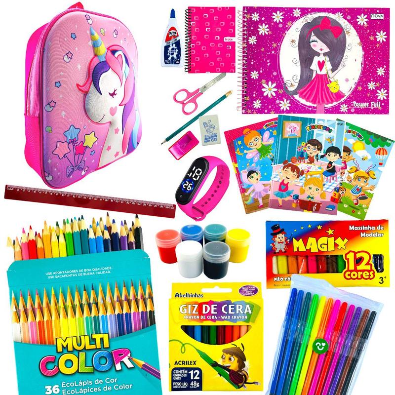 Kit Material Escolar Completo Ensino Fundamental 1º a 5º ano - Start ...