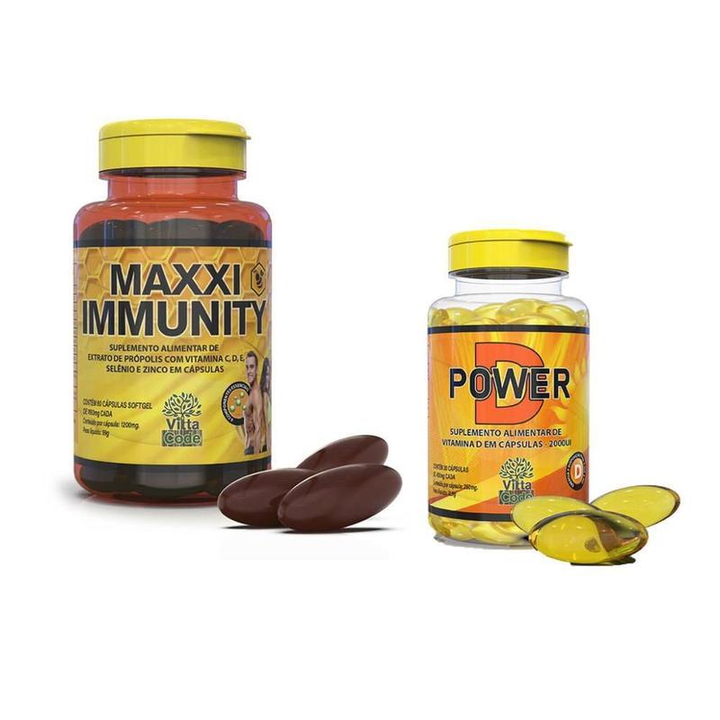 Kit Maxxi Immunity Saúde Total Imunidade + Vita D - Vitta Code ...