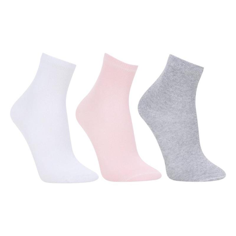 Kit Meias Cia da Meia Cano Médio Estampadas 3 Pares Feminina - Meia ...