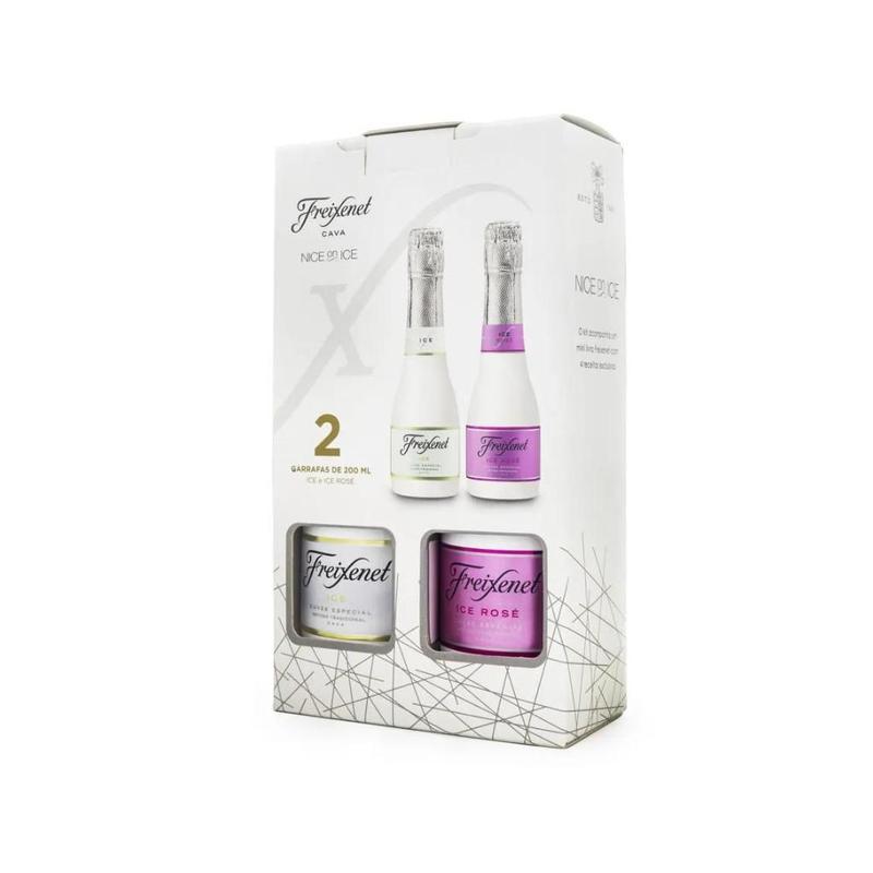Kit Mini Espumante Freixenet Ice 200ml - Espumante / Champagne ...