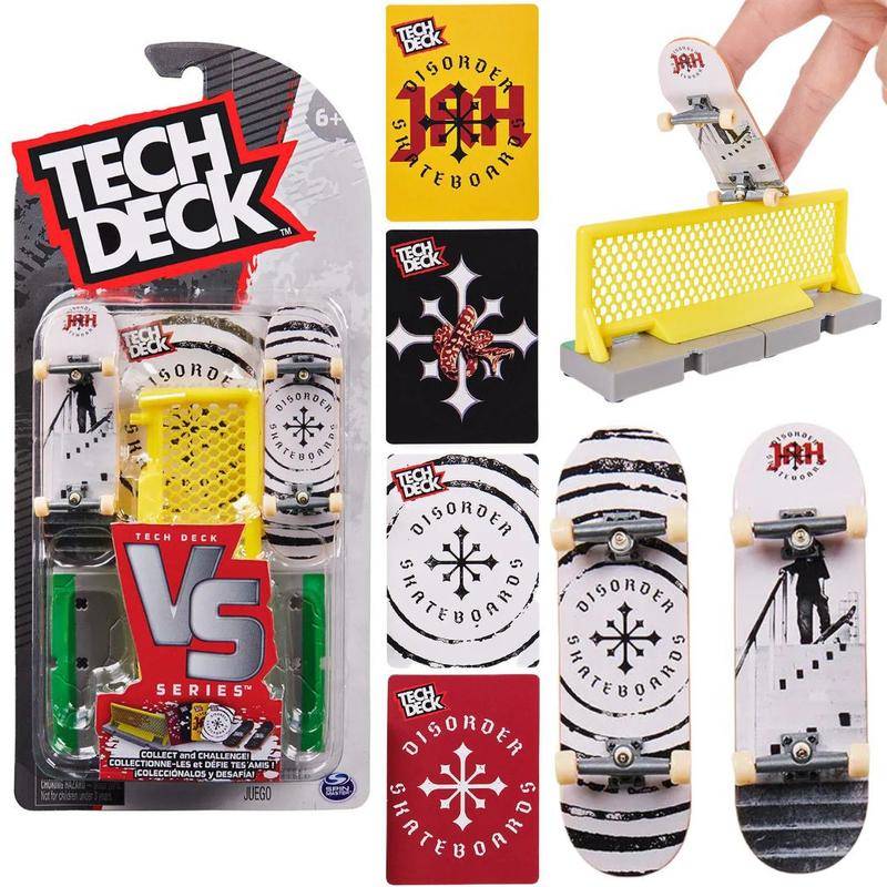 Kit Mini Skate Dedo Tech Deck Vs Series C/ Obstáculo E Cards - Skate de ...