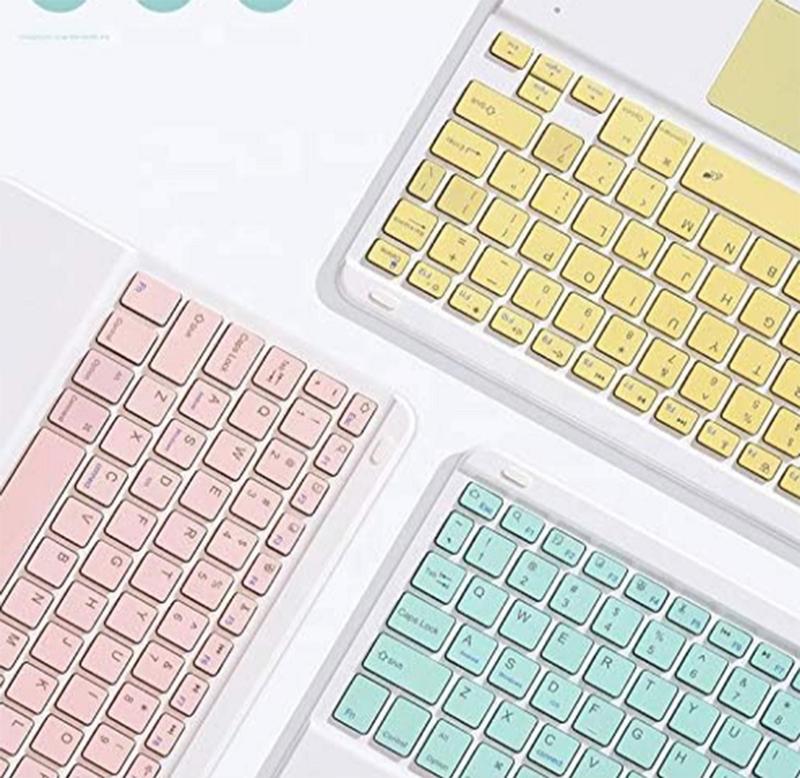 Kit Mini Teclado Mouse Sem Fio Escritório Notebook Pc Tablet Smartphone ...