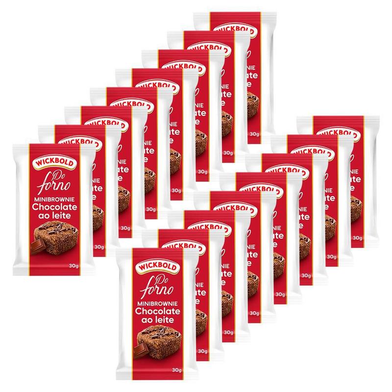 Kit Minibrownie Chocolate ao Leite Wickbold 30g - 16 Unidades ...