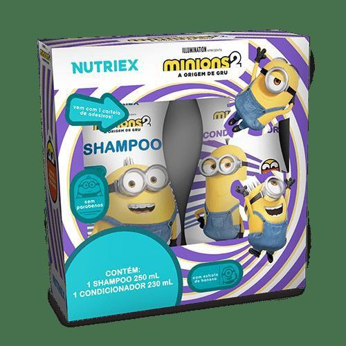 Kit Minions Shampoo 250ml + Condicionador 230ml - Nutriex - Kit Shampoo ...