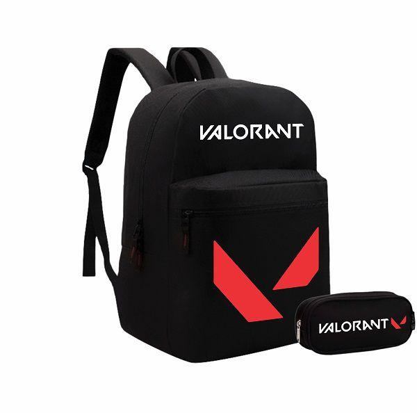 Kit Mochila + Estojo Escolar Valorant League Riot Novidade - SMART ...