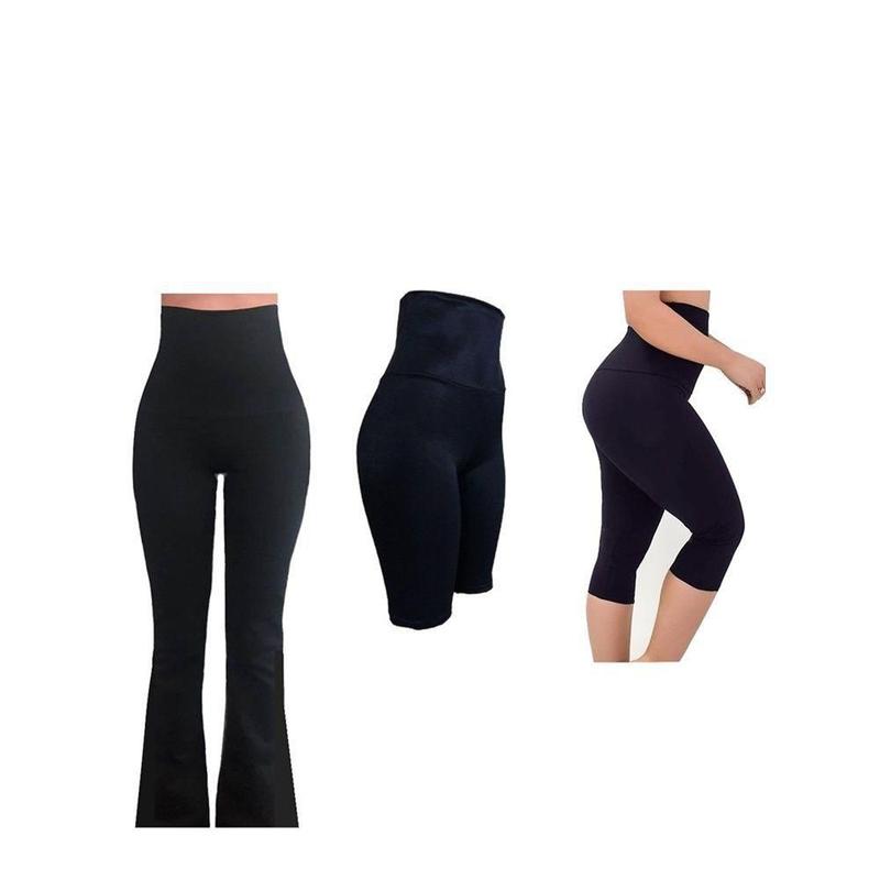 Kit Modelador Calça Bailarina + Corsário + Bermuda - Preto - Fasciniun ...