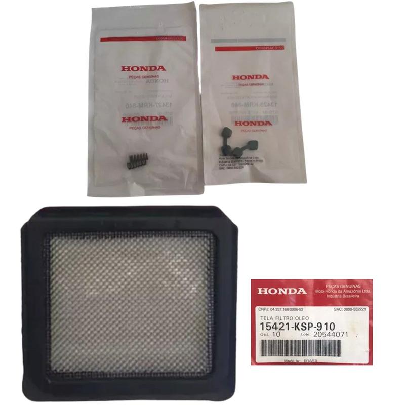 Kit Mola E Borracha Balanceiro + Tela Filtro Titan 150 Honda - Molas de ...