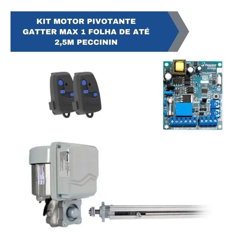 Kit Motor Pivotante Gatter Super 1 Folha De Até 1,5 Peccinin ...