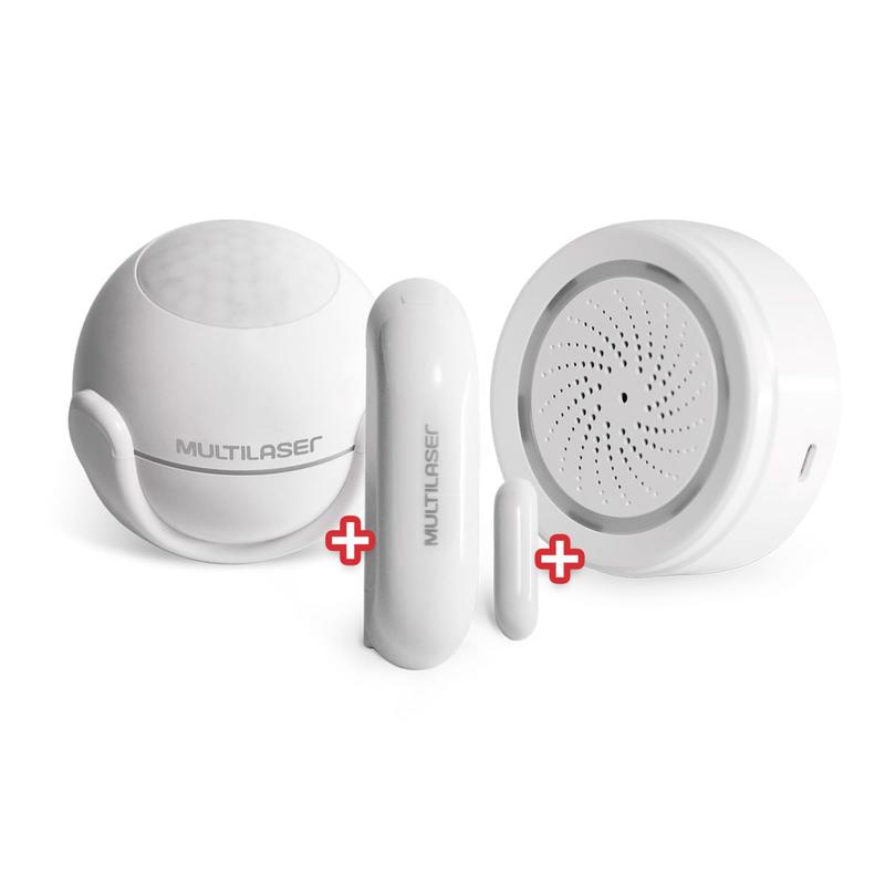 Kit Multilaser Sensor de Presença Inteligente Wi-Fi + Sensor de ...