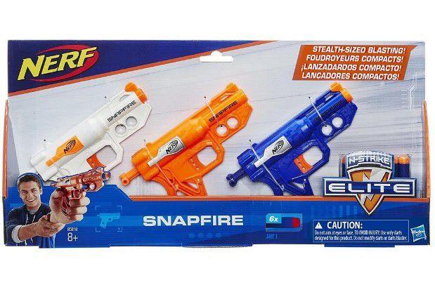 Kit Nerf Snapfire com 3 Lançadores Hasbro B5818 - Lançadores de Dardos ...