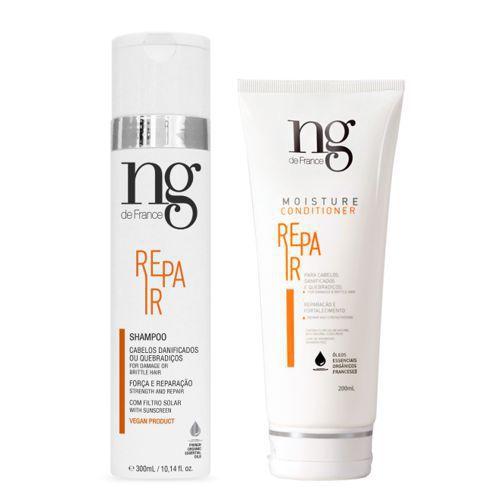 Kit Ng De France Shampoo Repair 300ml + Condicionador 200ml - Kit ...