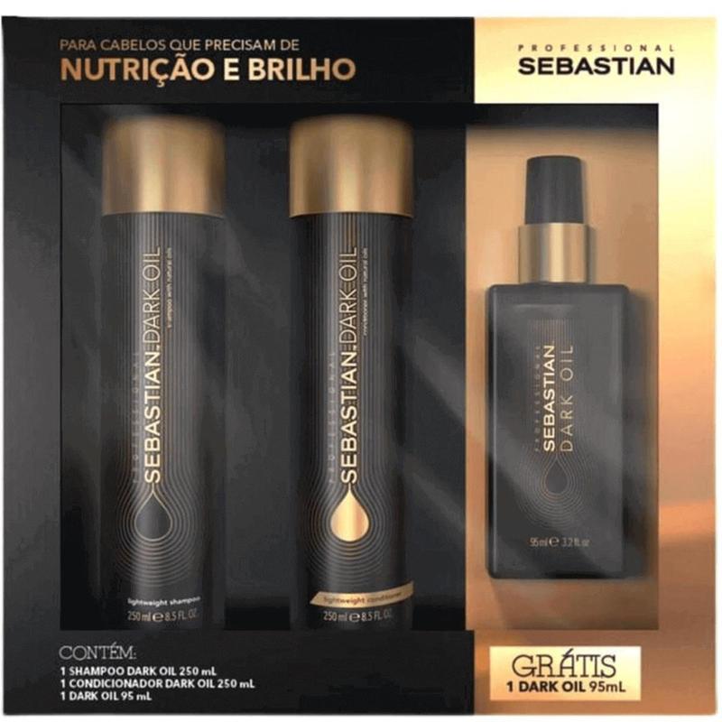 Kit Nutrição e brilho Dark Oil - Sebastian - Sebastian Professional ...