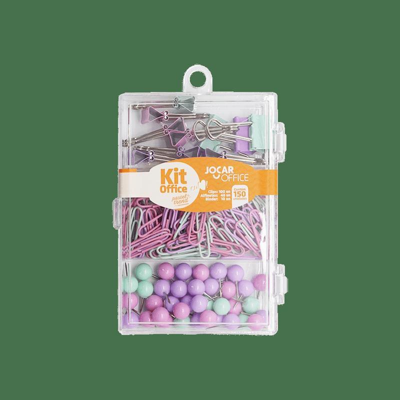 Kit Office Pastel Trend Clips Binders Alfinete Jocar Office - Clips ...