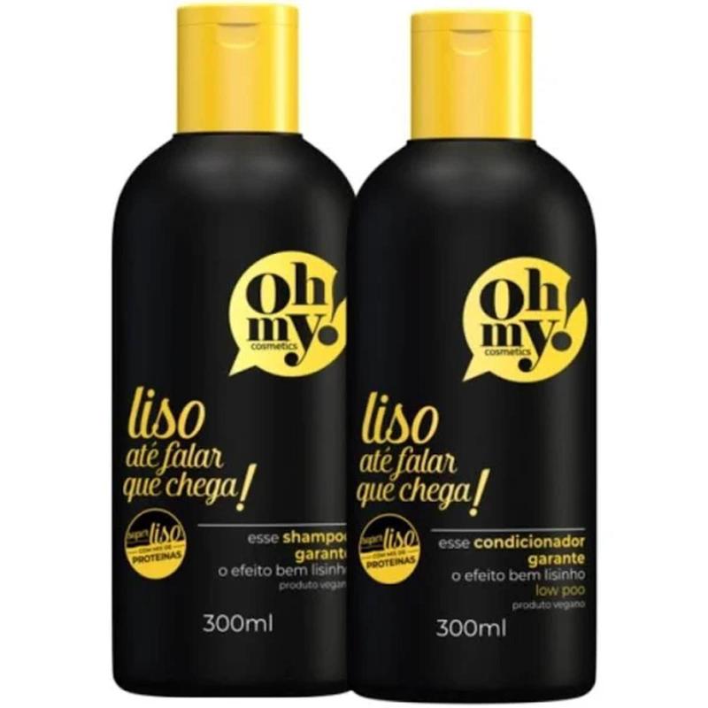 Kit Oh My! Shampoo e Condicionador Liso Até Falar que chega!300ml - Kit ...