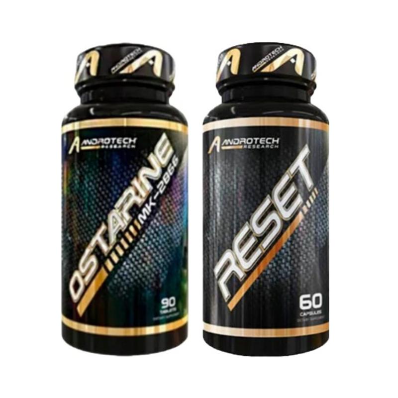 Kit Ostarin 90 caps + Reset 60 caps Androtech - Pró-Testosterona ...