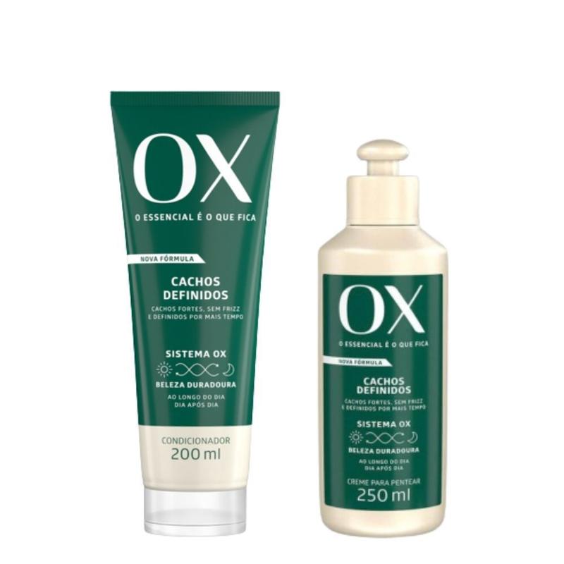 Kit Ox Cachos Definidos Condicionador 200ml + Creme De Pentear 250ml ...