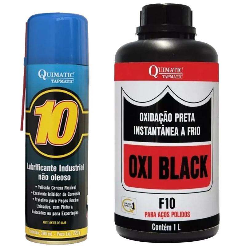 Kit Oxidação A Frio Oxi Black F10 + protetivo Quimatic 10 - Motor ...