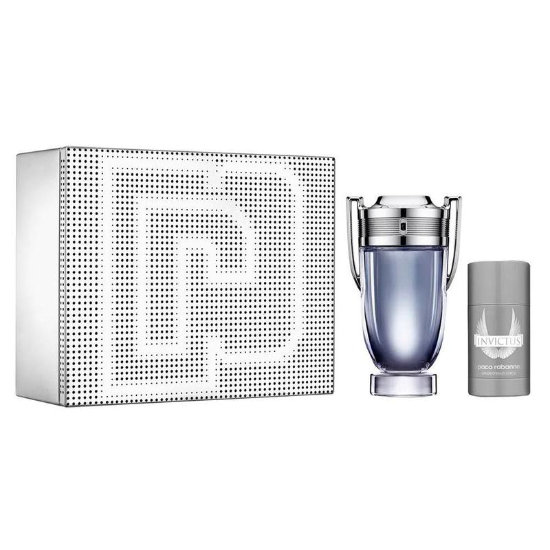 Kit Paco Rabanne Invictus Perfume Masculino Eau de Toilette 200 Ml ...