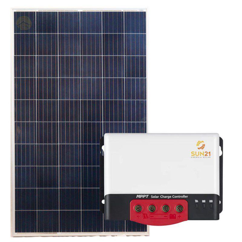 Kit Painel Solar 280w Controlador MPPT 40A Sun21 - MINHA CASA SOLAR ...