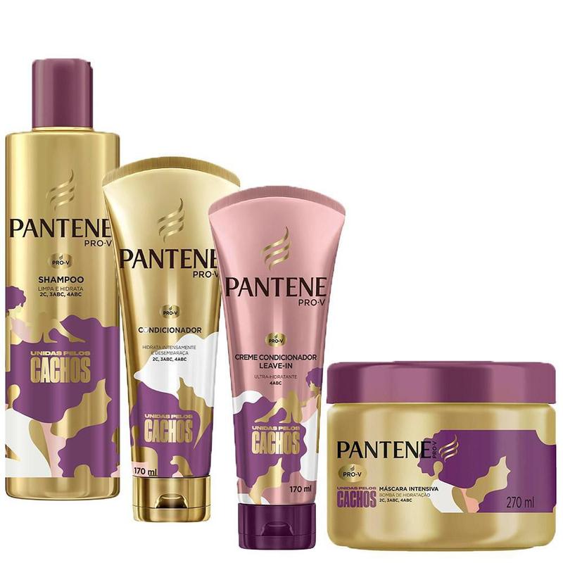 Kit Pantene Unidas pelos Cachos - Máscara Capilar - Magazine Luiza
