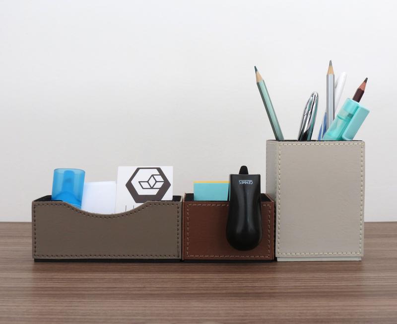 Kit para Escritório Colors com Porta Lápis Clips e Cartão - ALF - Porta ...