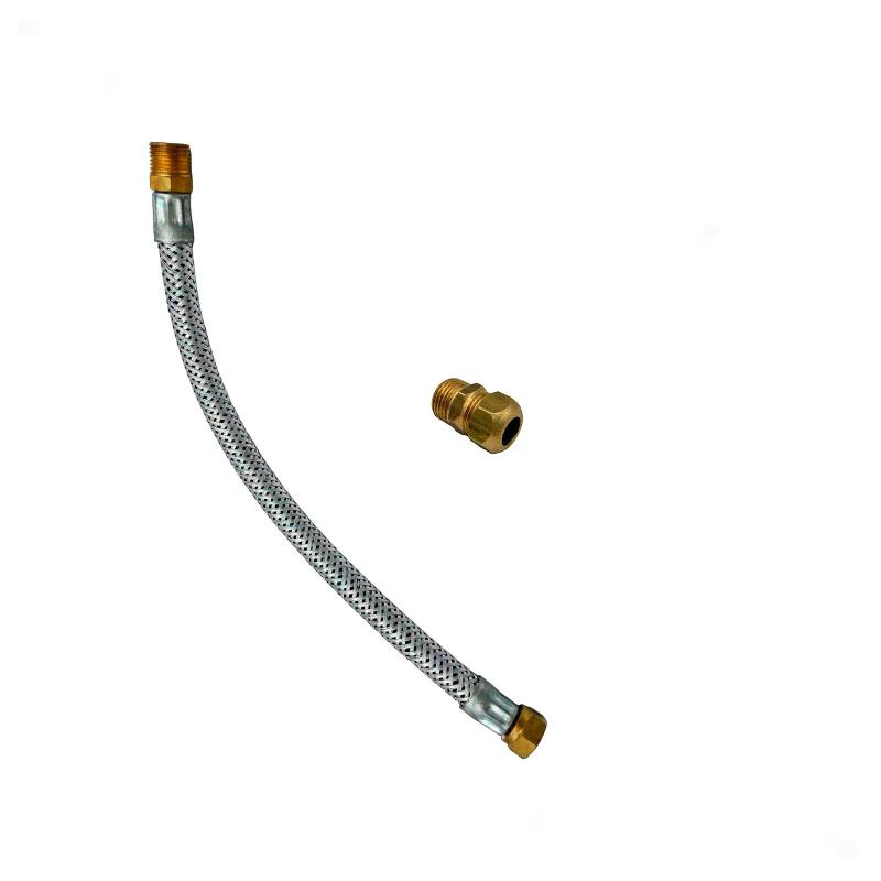 Kit para gás flexivel 0,80cm com adap. dako - DISMAR - Kit Instalação ...