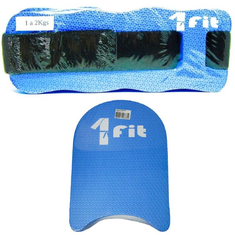 Kit Para Hidroginástica C/Par de Caneleira Hidro P + Prancha - 1Fit ...