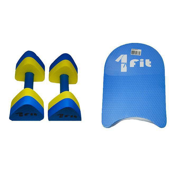 Kit Para Hidroginástica Com Par De Halter Hidro P + Prancha - 1 Fit ...