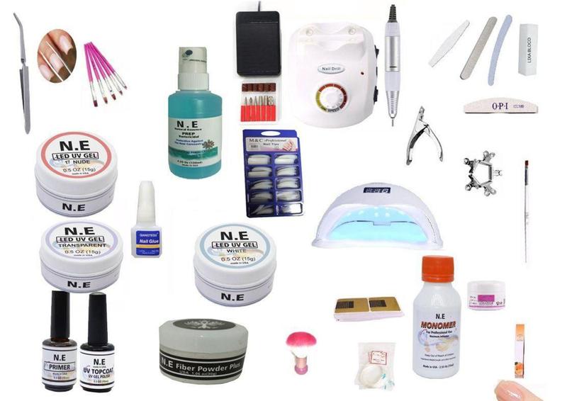 Kit Para Manicure Unha Acrigel Fibra Cabine Profiss.bivolt - New Earth - Kit Manicure - Magazine ...