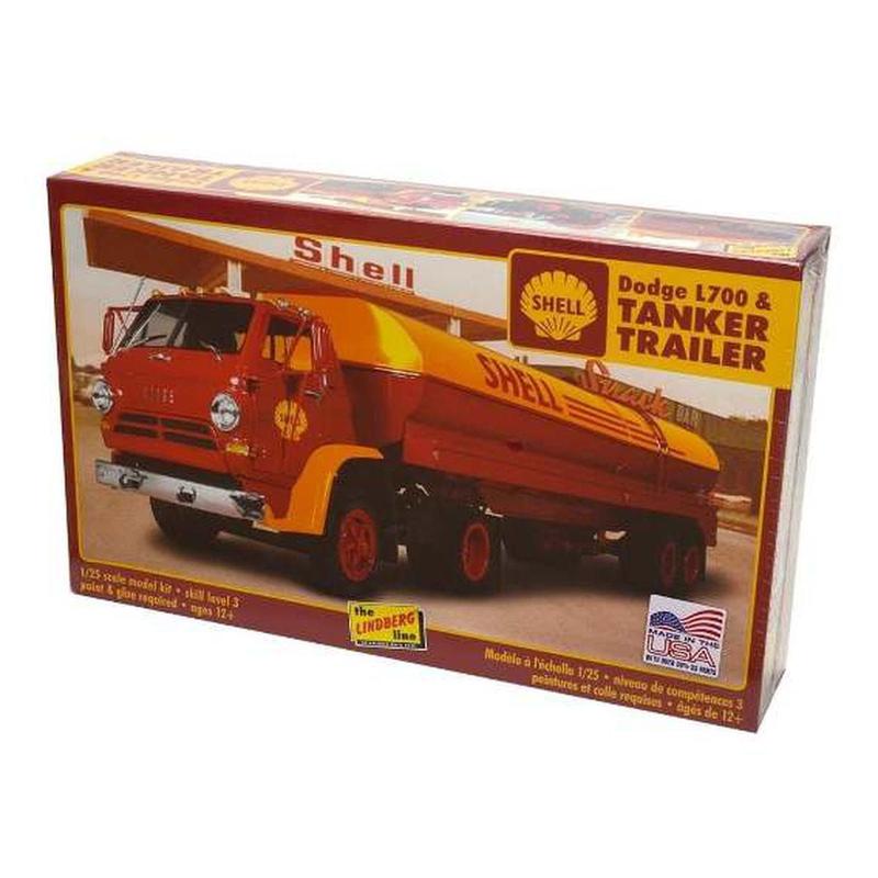 Kit Para Montar The Lindberg Line Hl118 Dodge L700 & Tanker Trailer 1: ...